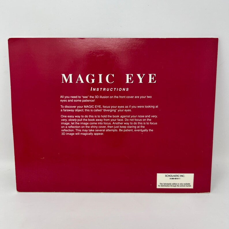 Vintage - Magic Eye: A New Way of Looking at the World 1993 - Etsy