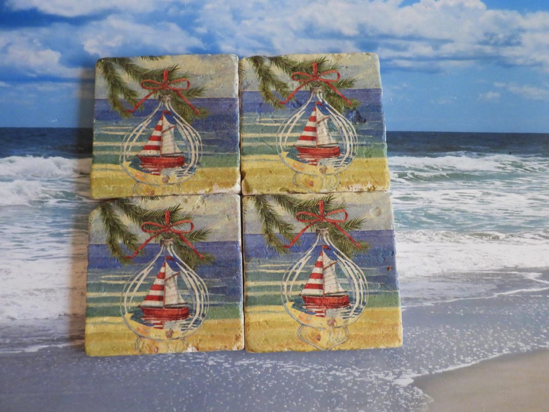 SAILBOAT COASTERS - Etsy