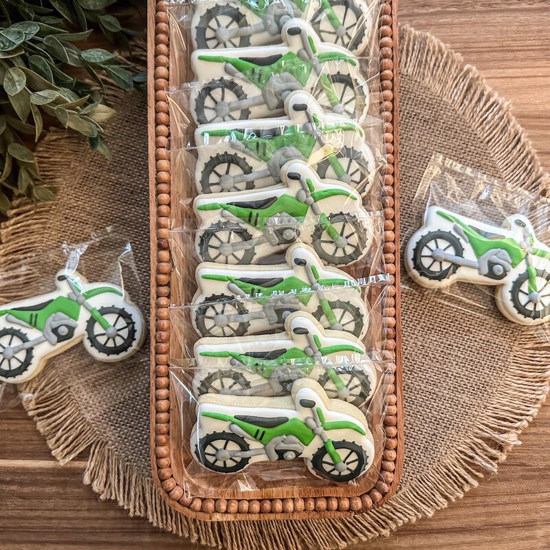 Motorcycle Cookie - Etsy