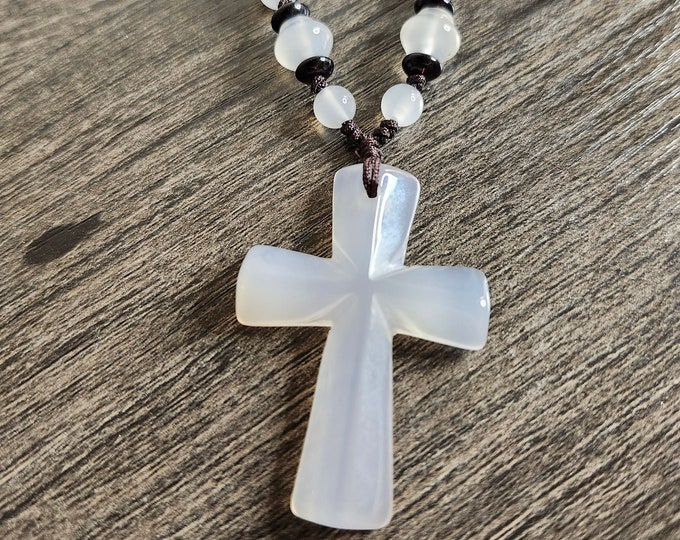 Crystal Cross Necklace - Crystal Cross - Christian Crystal - Crystals ...