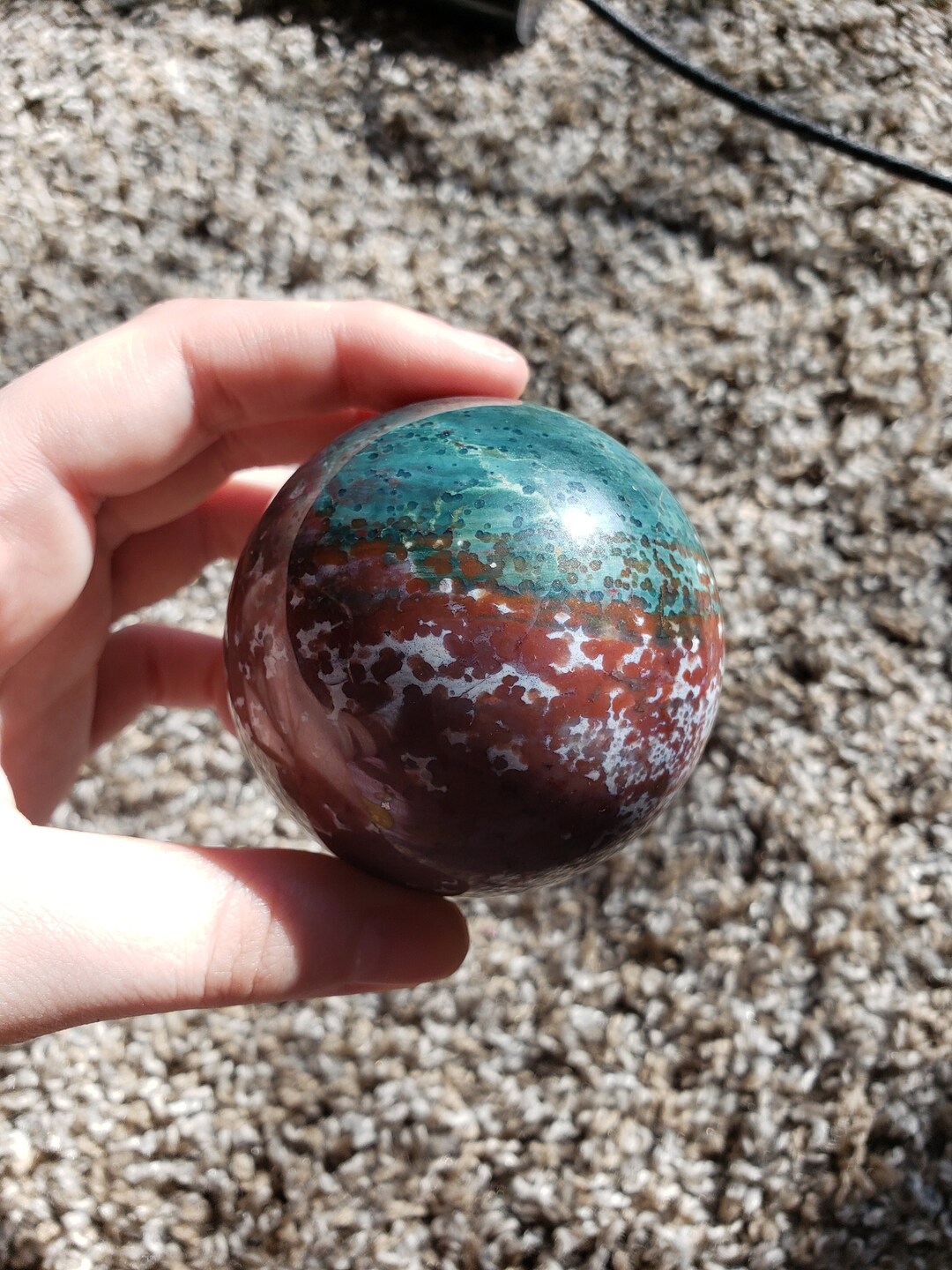Ocean Jasper - Ocean Jasper Sphere - Ocean Jasper Stone - Jasper Ocean ...