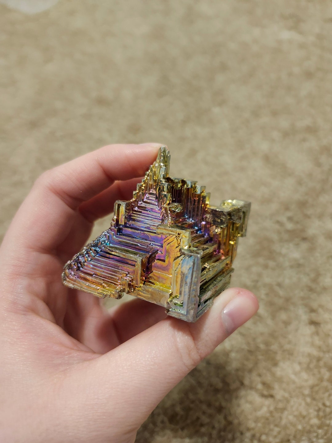 Crystal Bismuth - Bismuth Stone - Bismuth - Bismuth Crystal - Bismuth ...