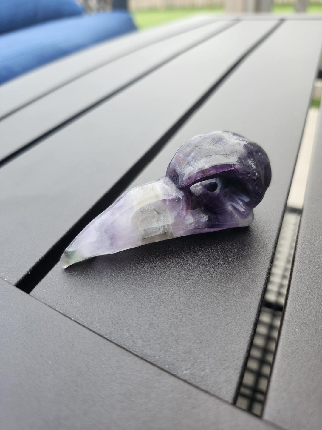 Crystal Raven Skull - Crystal Skull - Dream Amethyst Skull - Dream ...
