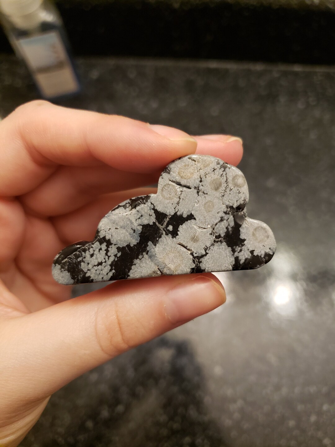 Snowflake Obsidian Crystal Cloud Carving Gift - Etsy