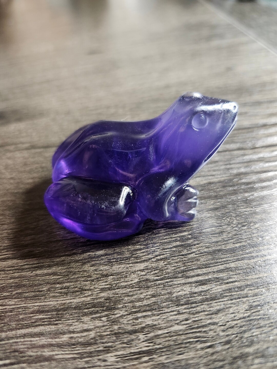 Purple Fluorite - Crystal Frog - Fluorite Crystal Purple - Frog ...