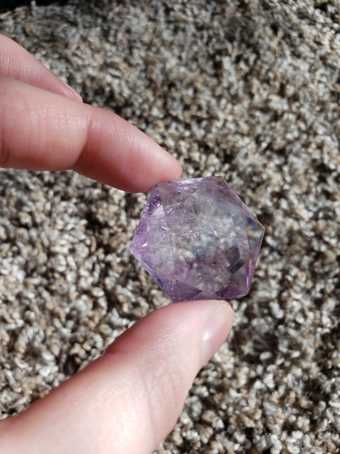 3D Crystal Hexagon, Crystal Shape, Carving, Fire Quartz, Rose Quartz ...