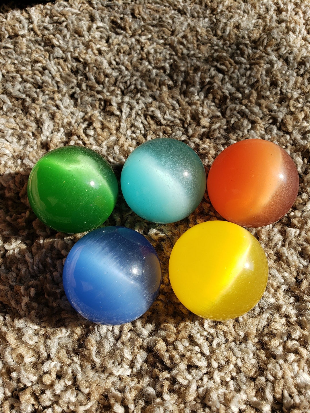 Cat Eye Crystal - Cat Eye Stone - Blue Cats Eye Stone - Green Cats Eye ...