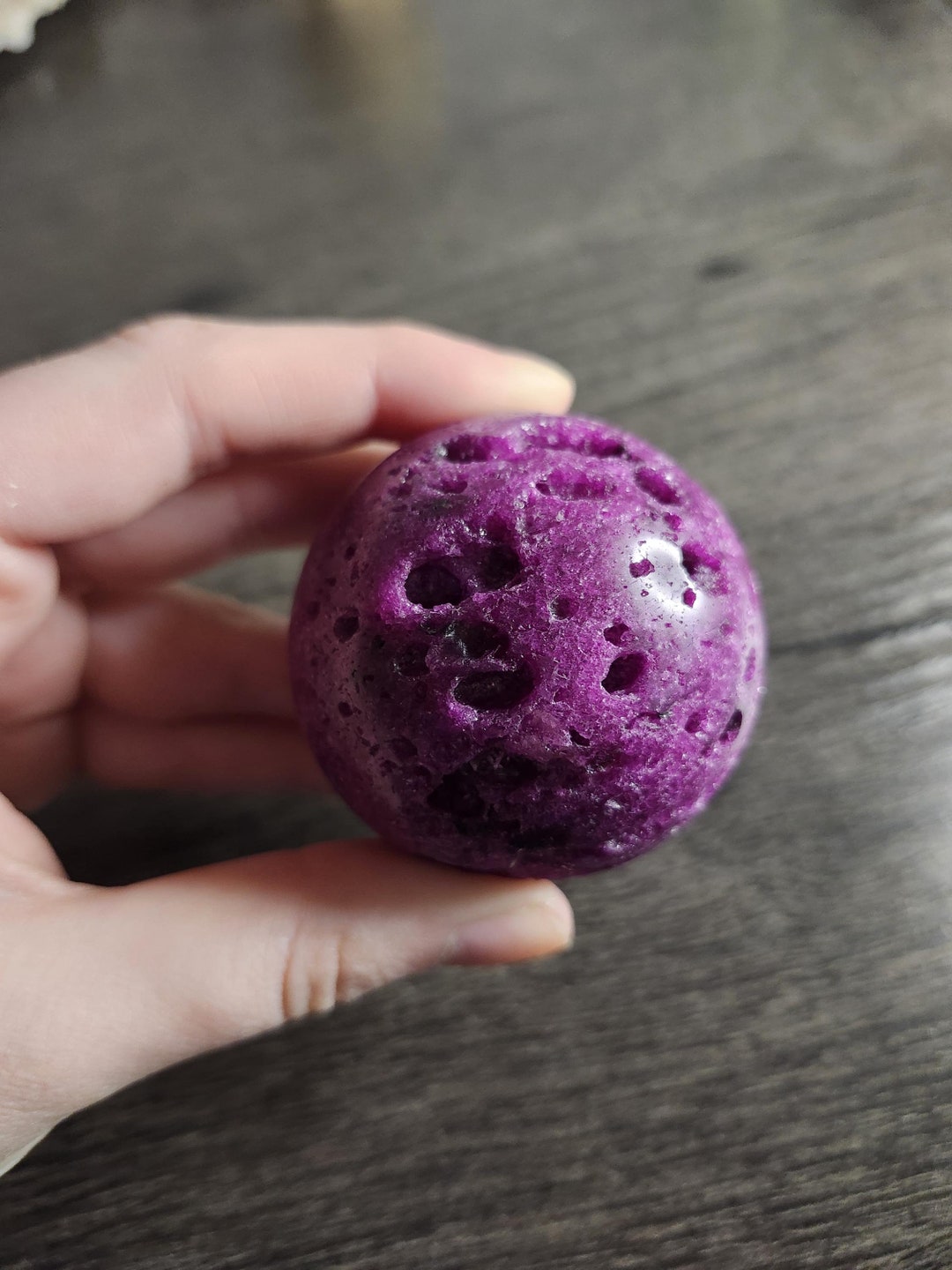 Honeycomb Ruby - Honeycomb Ruby Crystal - UV Reactive Crystal - Gems ...