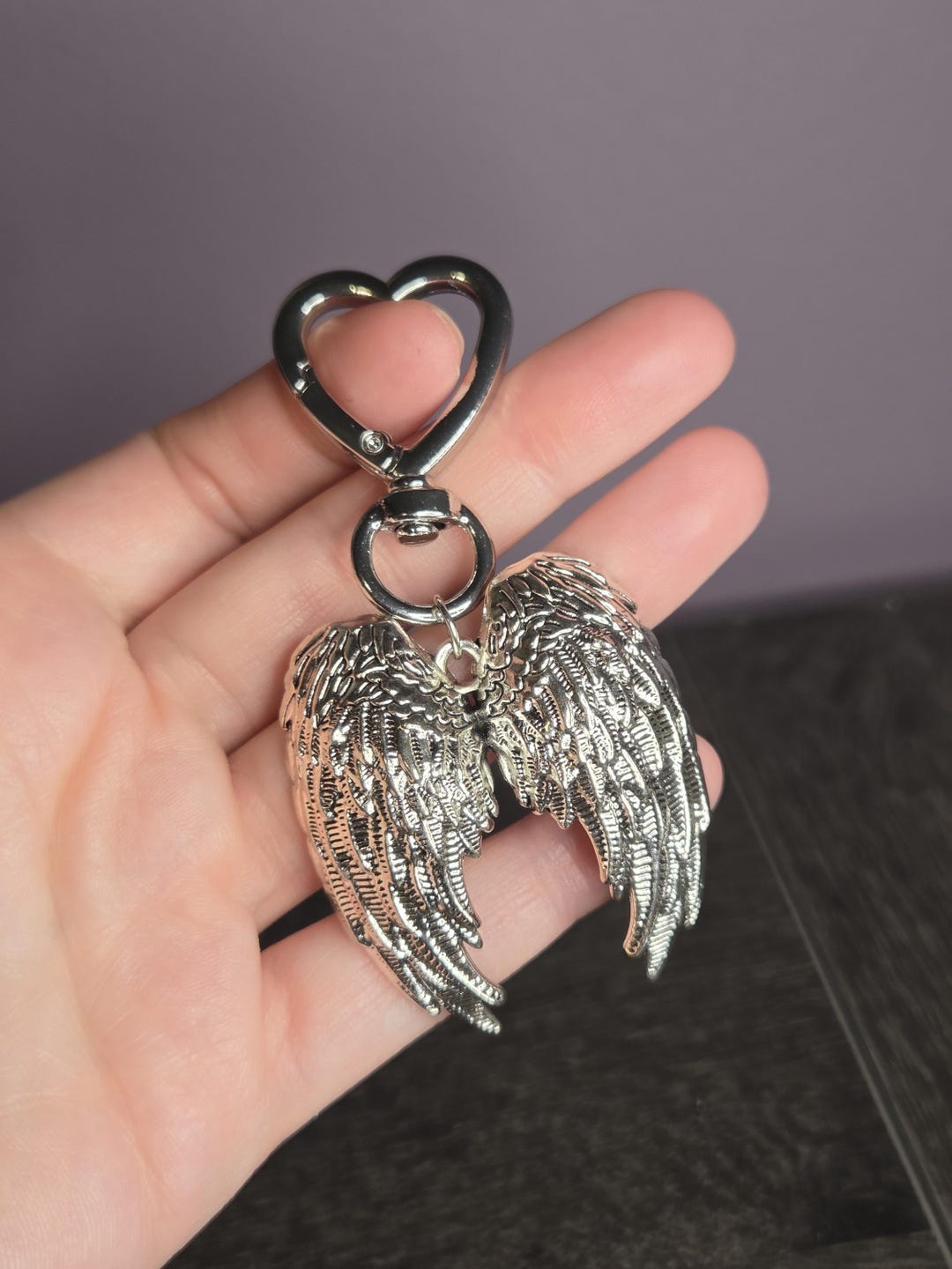 Angel Wings Keychain - Angel Wings Key Ring - Angel Wing Keychain ...