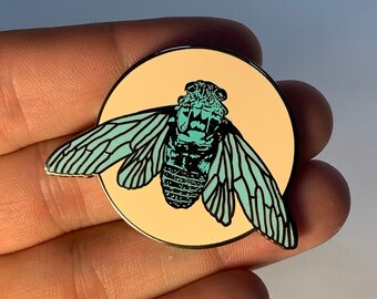 Cicada Hard Enamel Pin Cicada Variations Lapel Pin Cicada Cicada Brooch ...