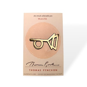 Thomas Pynchon - WASTE - Die Struck Enamel Pin - Tristero - Trystero - Etsy