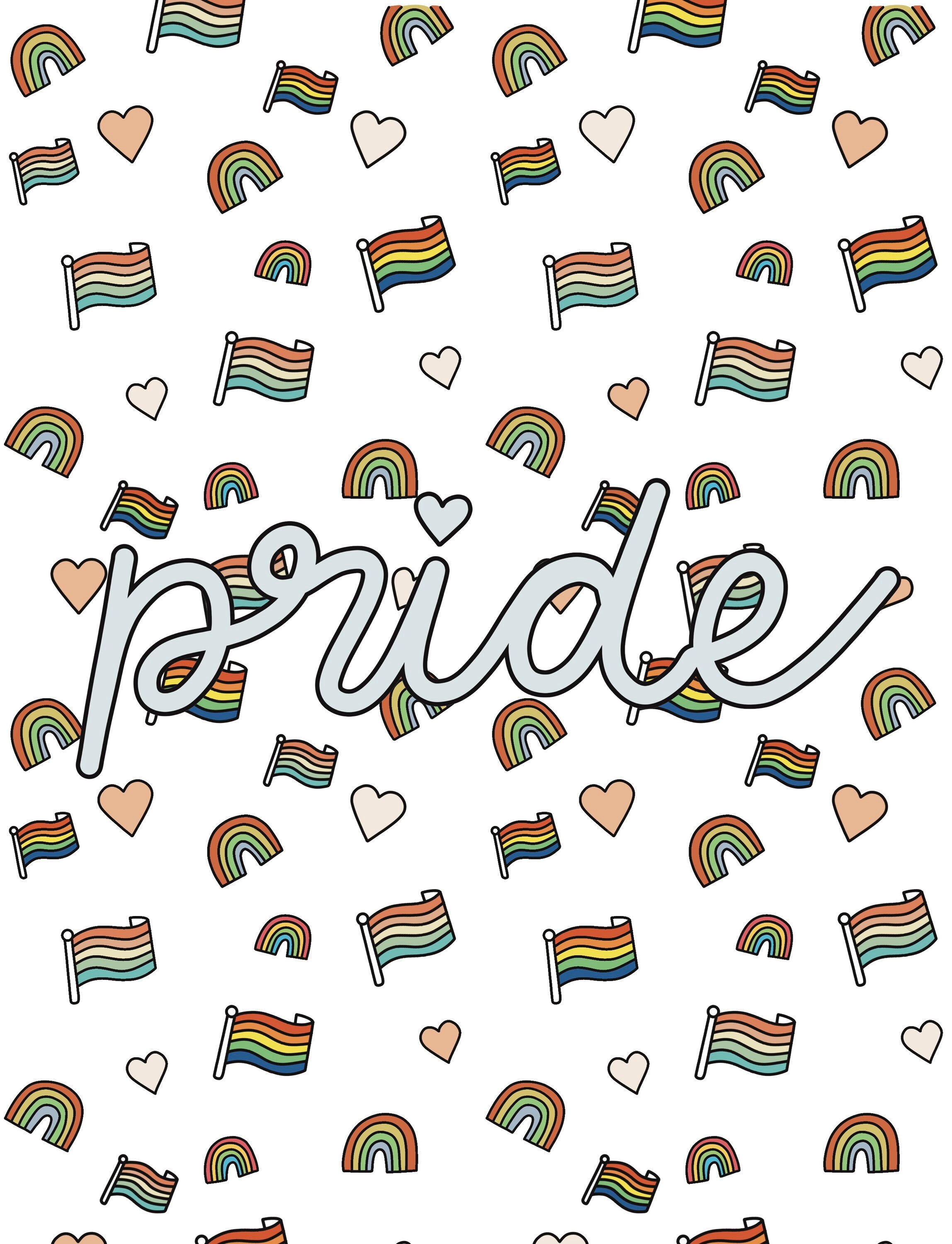 Pride Coloring Page Pack #2 | Digital Download | Coloring Sheet ...