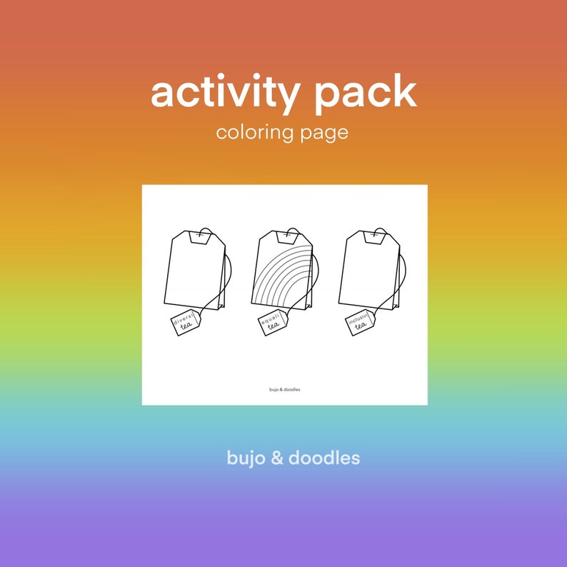Pride Month Activity Pack | Digital Download | Coloring Sheet ...