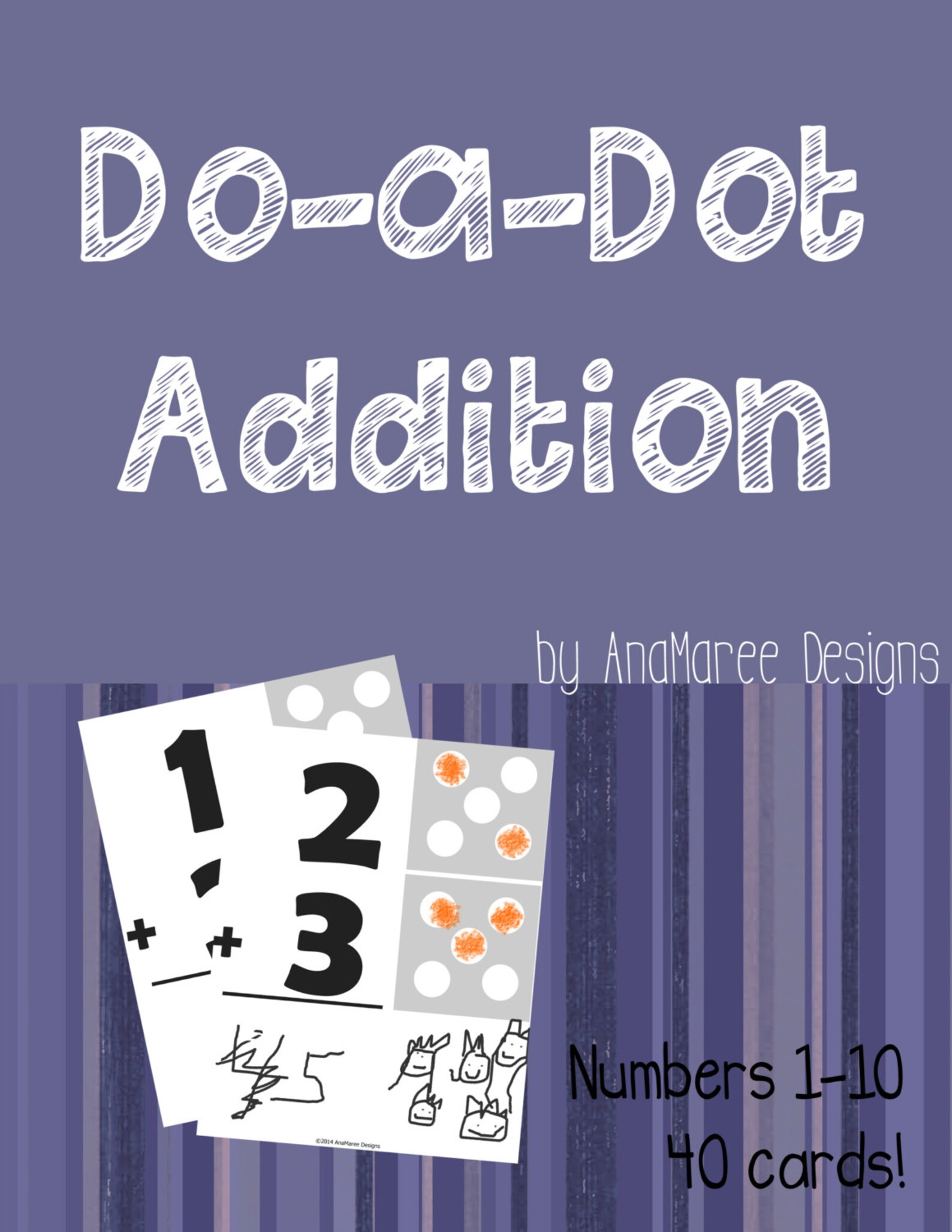 Homeschool Printable: Do-a-dot Addition, Math Worksheets - Etsy