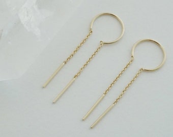 Threader Earring - Etsy