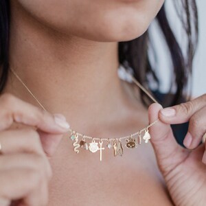 Charm Necklace - Etsy