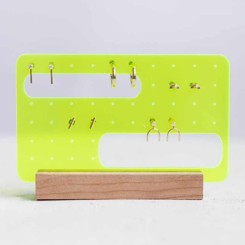 Mini Acrylic Jewelry Stand in Gold, Silver, Rose Gold | Dainty ...