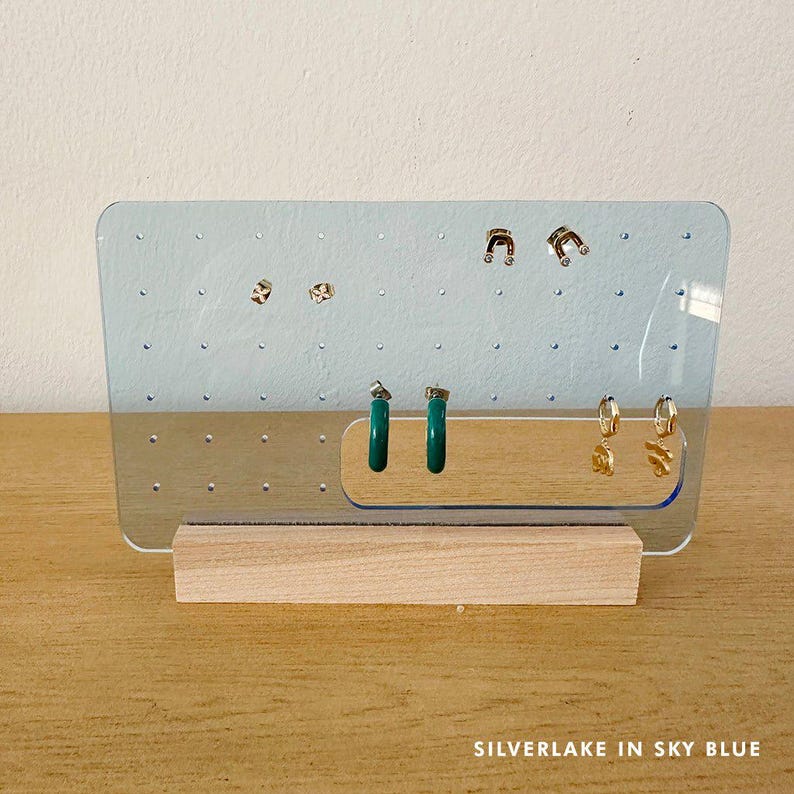 Mini Acrylic Jewelry Stand in Gold, Silver, Rose Gold | Dainty ...