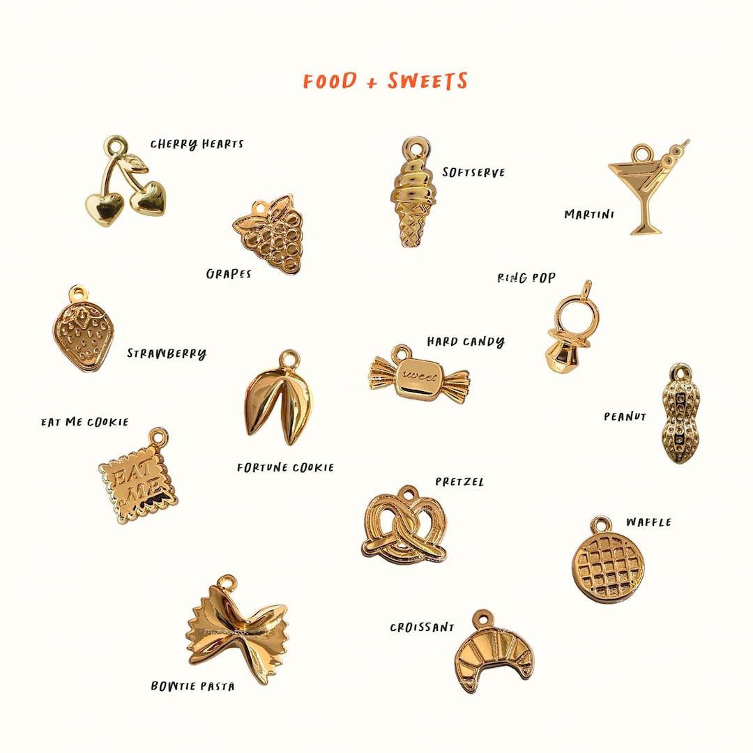 Single Jewelry Charms in Gold, Rose Gold, Silver (cowboy Boot, Star ...