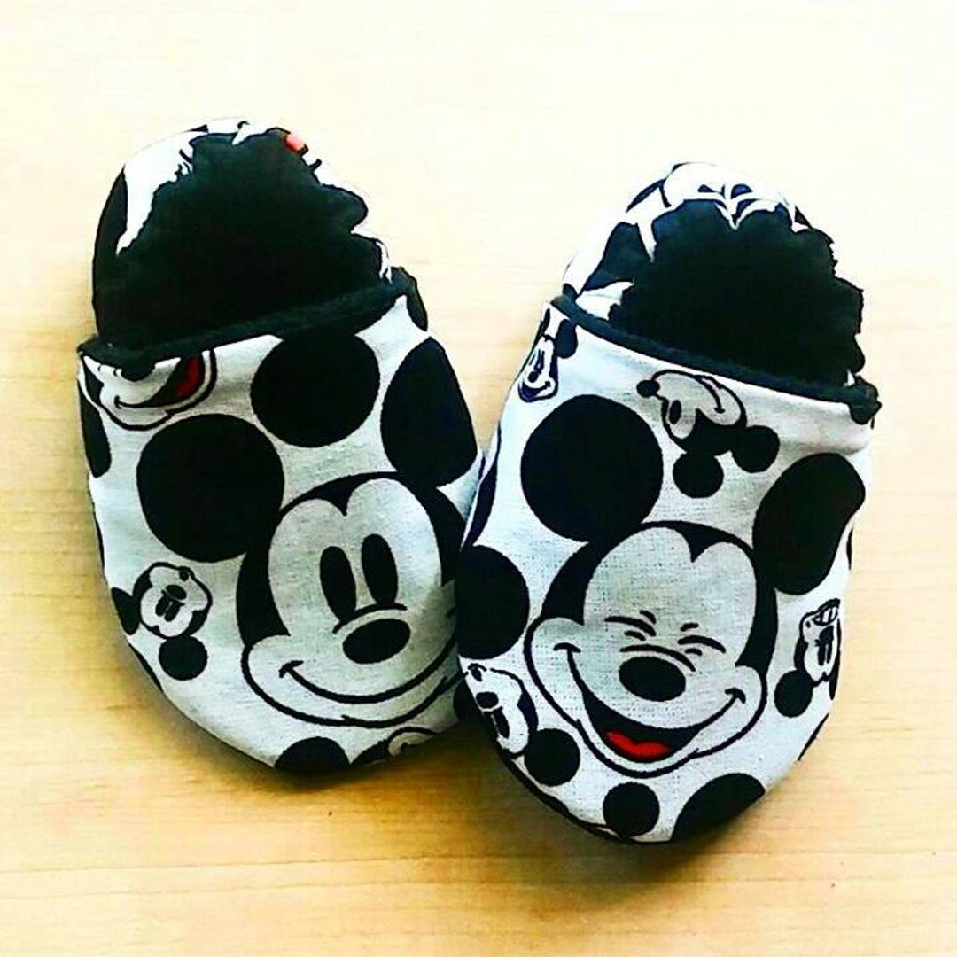 Mickey Mouse Inspired Baby/ Kid Booties - Etsy