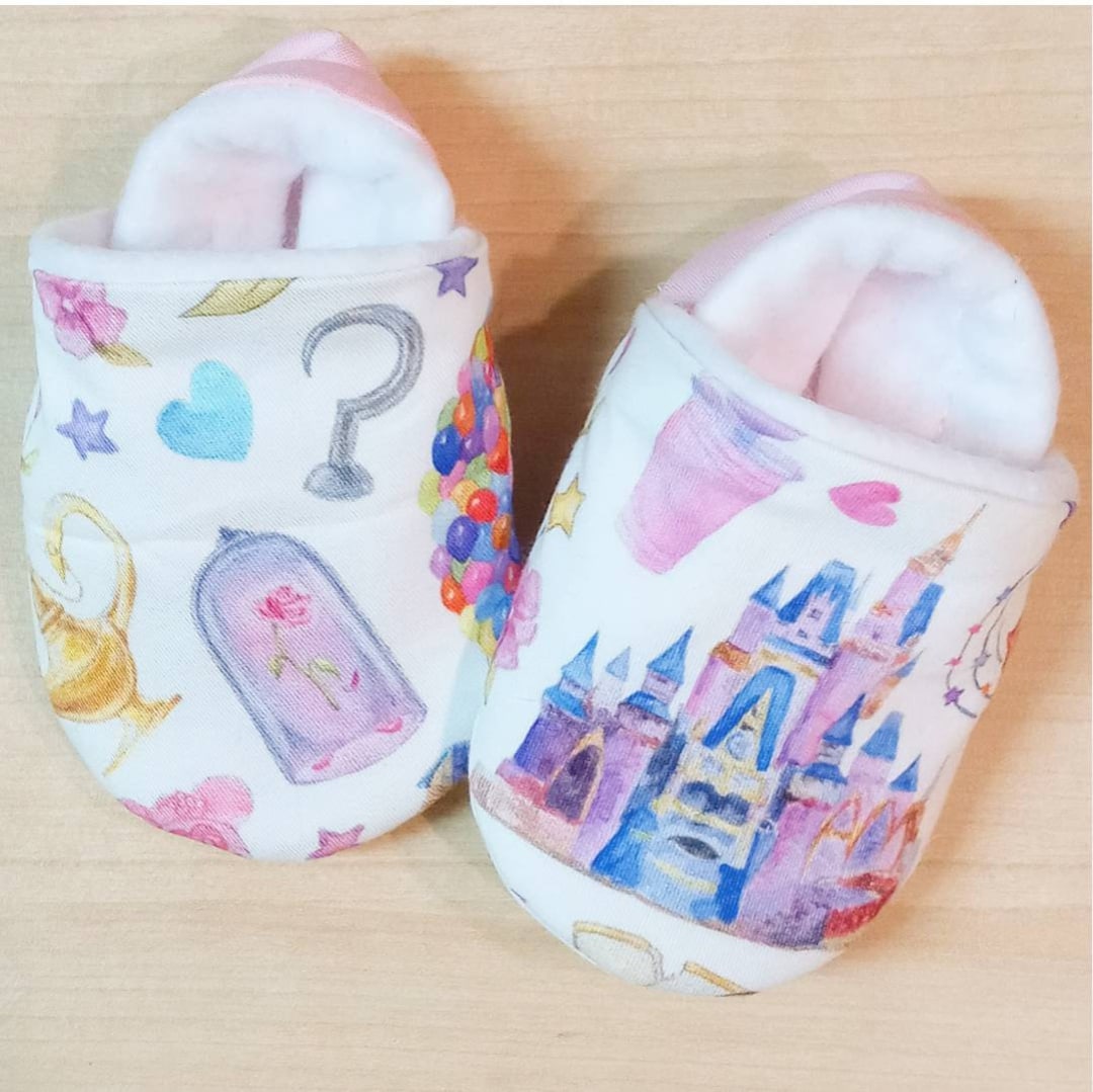 Castle Baby Girl Booties. Newborn to Size US 6 - Etsy