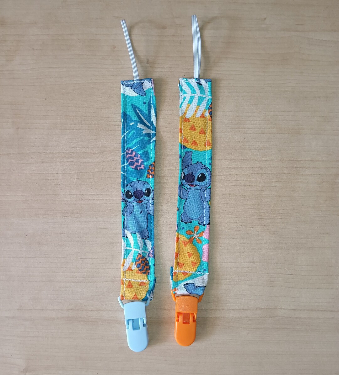 Stitch Inspired Baby Pacifier Clip Set or Sold Separately. Handmade - Etsy