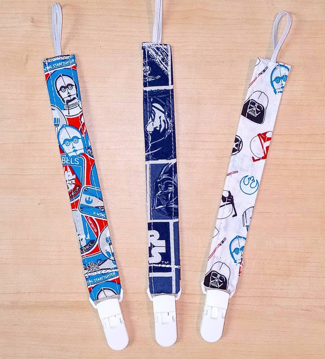 Star Wars Inspired Pacifier Clips. Sold Individually or as a Set. - Etsy
