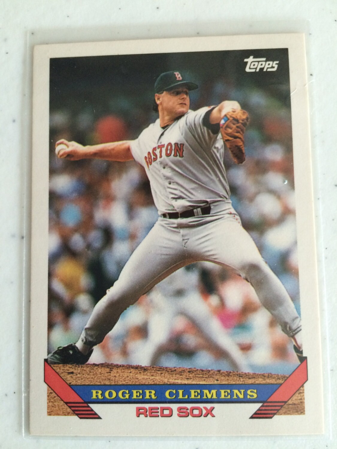 Roger Clemens 1993 Boston Red Sox Pitcher 1993 Topps 4 - Etsy
