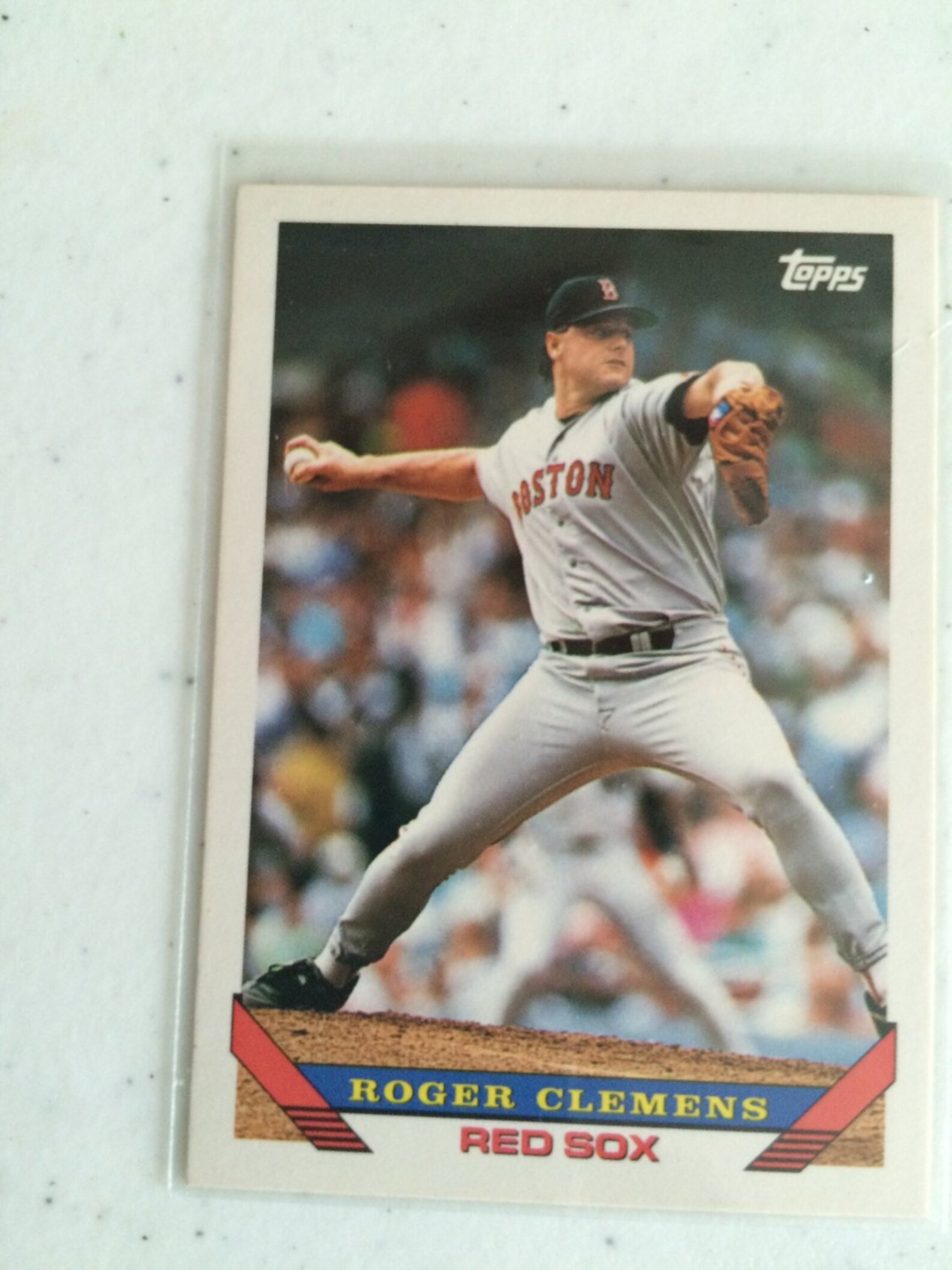 Roger Clemens 1993 Boston Red Sox Pitcher 1993 Topps 4 - Etsy