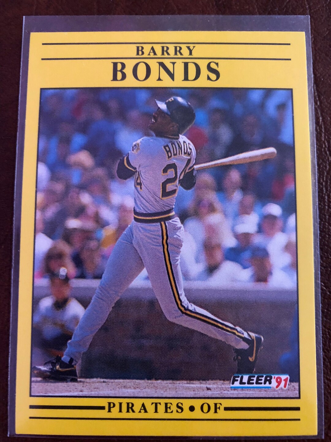 1991 Barry Bonds Card Fleer 33 Pittsburgh Pirates Outfielder - Etsy