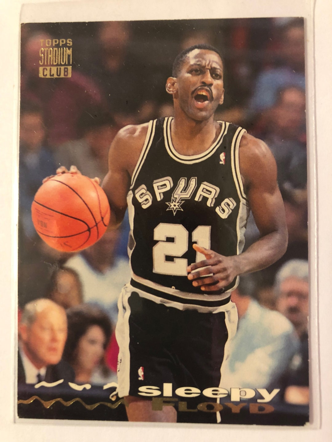 Sleepy Floyd, 92-93 Topps Stadium Club Basketball Card #229, San ...