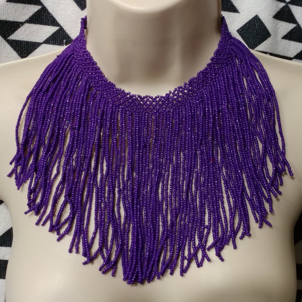 Fringe Necklace - Etsy
