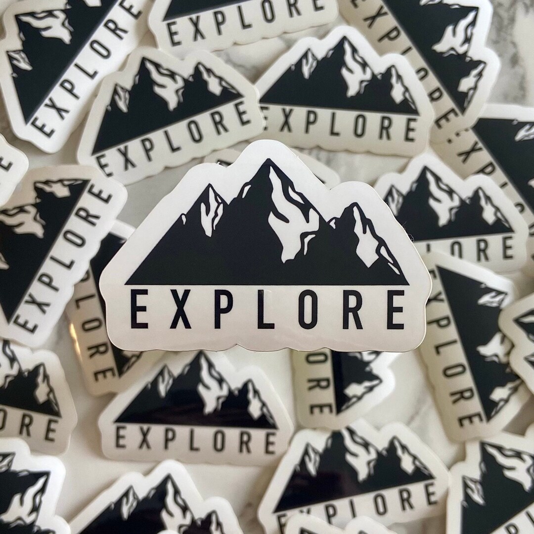 Explore Outdoors Nature Decal Sticker Mountains - Etsy