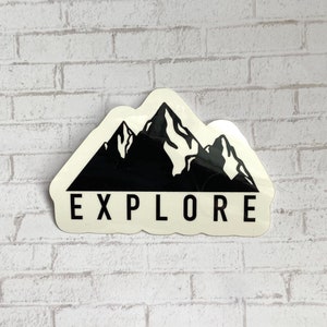 Explore Outdoors Nature Decal Sticker Mountains - Etsy