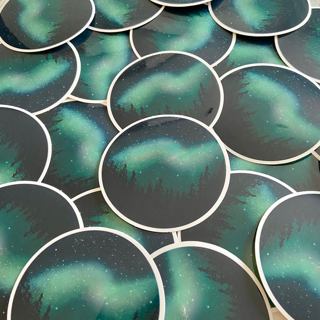 Northern Lights Sticker - Etsy