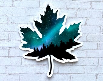 Maple Leaf Decal - Etsy