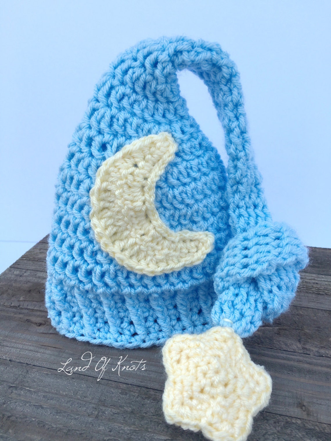 Newborn Moon Hat Crochet Moon Hat Newborn Moon Hat Photo | Etsy