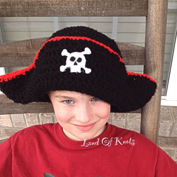 Crochet Pirate Hat - Etsy