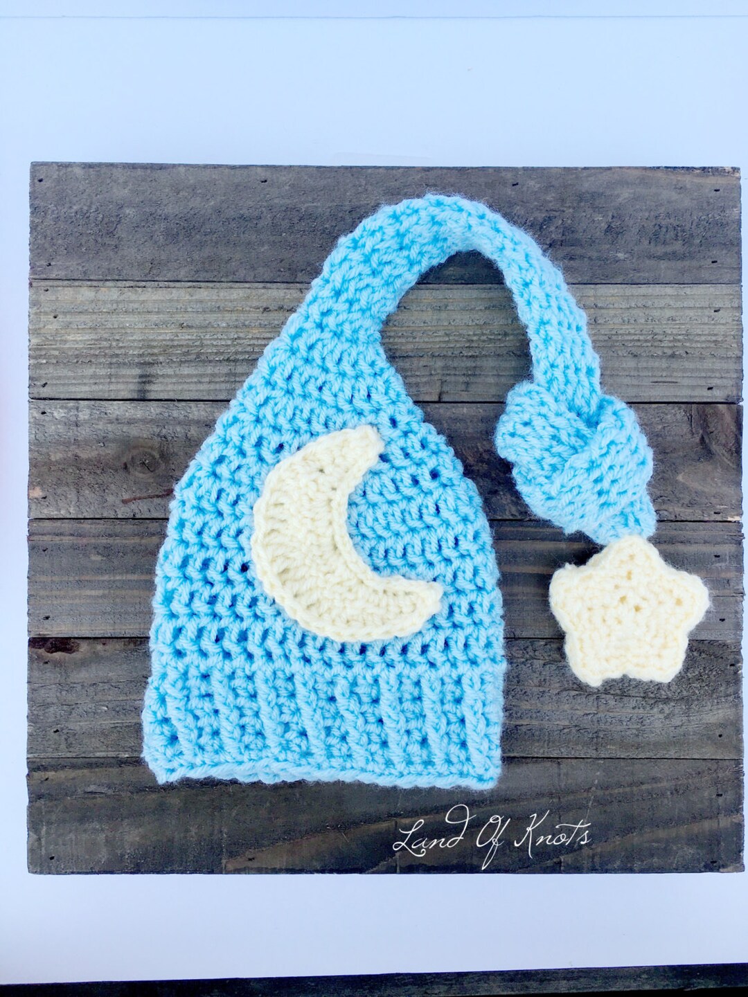 Newborn Moon Hat, Crochet Moon Hat, Newborn Moon Hat Photo Prop ...