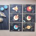 Solar system solar system set educational set Montessori | Etsy
