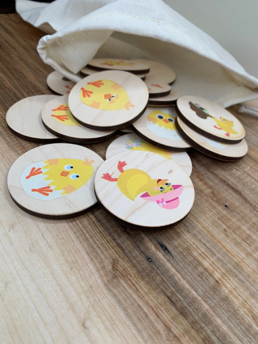 Easter Matching Game, Matching Game, Wooden Matching Game, Game for ...