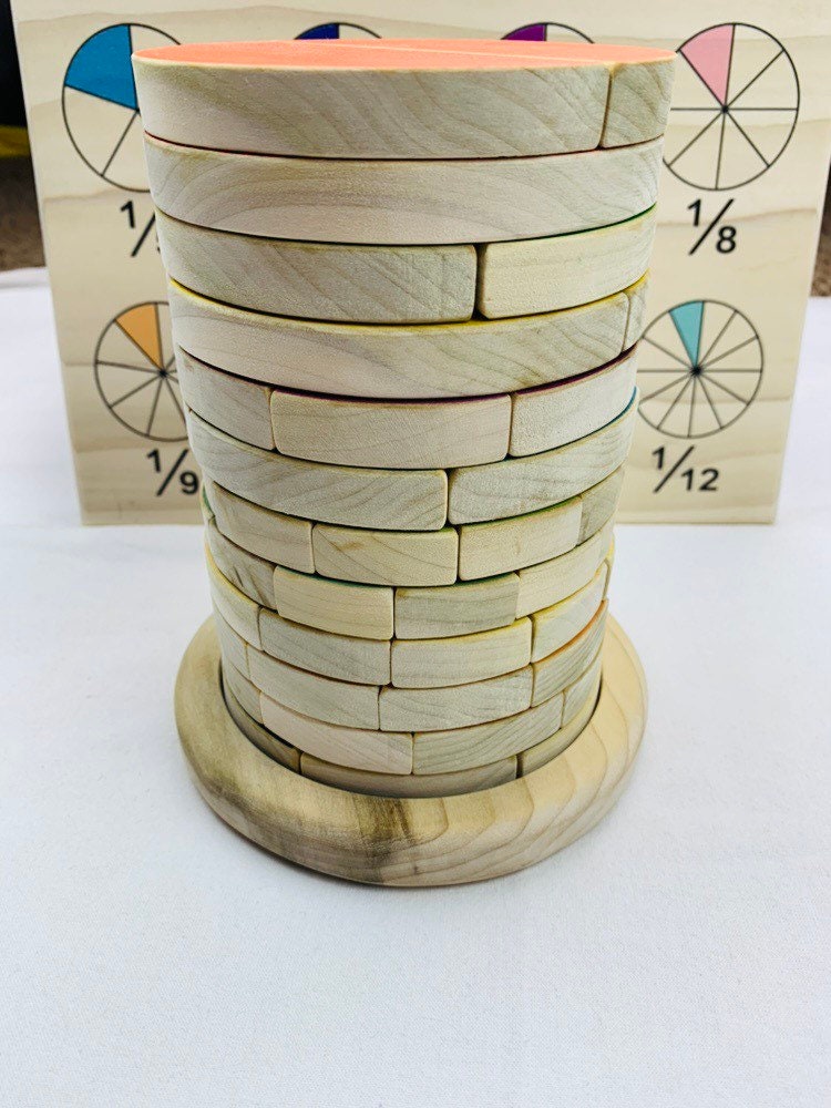 Fraction Kit Fraction Math Kit Homeschool Math Math - Etsy Sweden