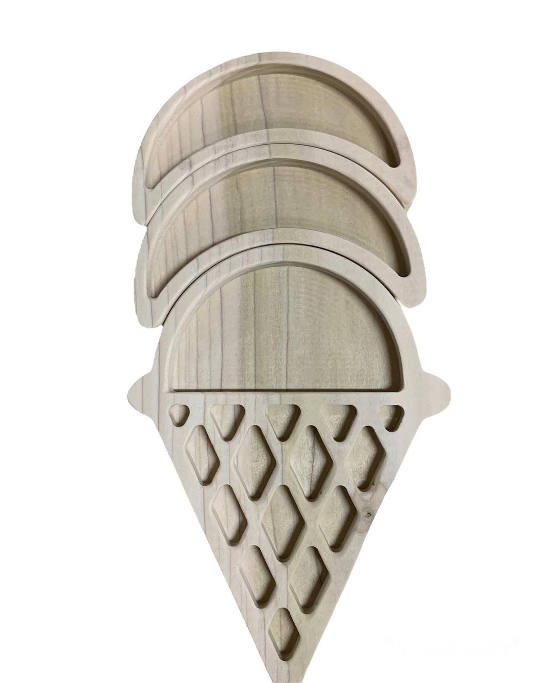 Ice Cream Tray Set, Sensory Tray, Wooden Tray, - Etsy