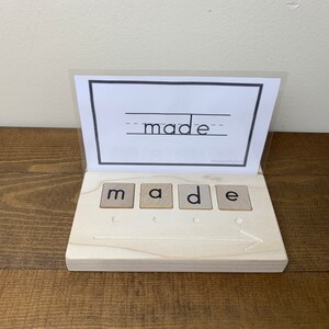 Cvc Word Builder, Cvc Cvce Words, Homeschool Materials, Spelling Board ...