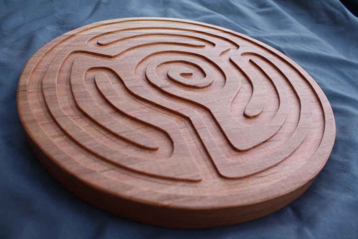 Wooden Labyrinth Finger Labyrinth Wooden Game Labyrinth - Etsy