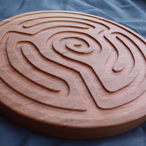 Wooden Labyrinth, Finger Labyrinth, Wooden Game, Labyrinth, Meditation ...