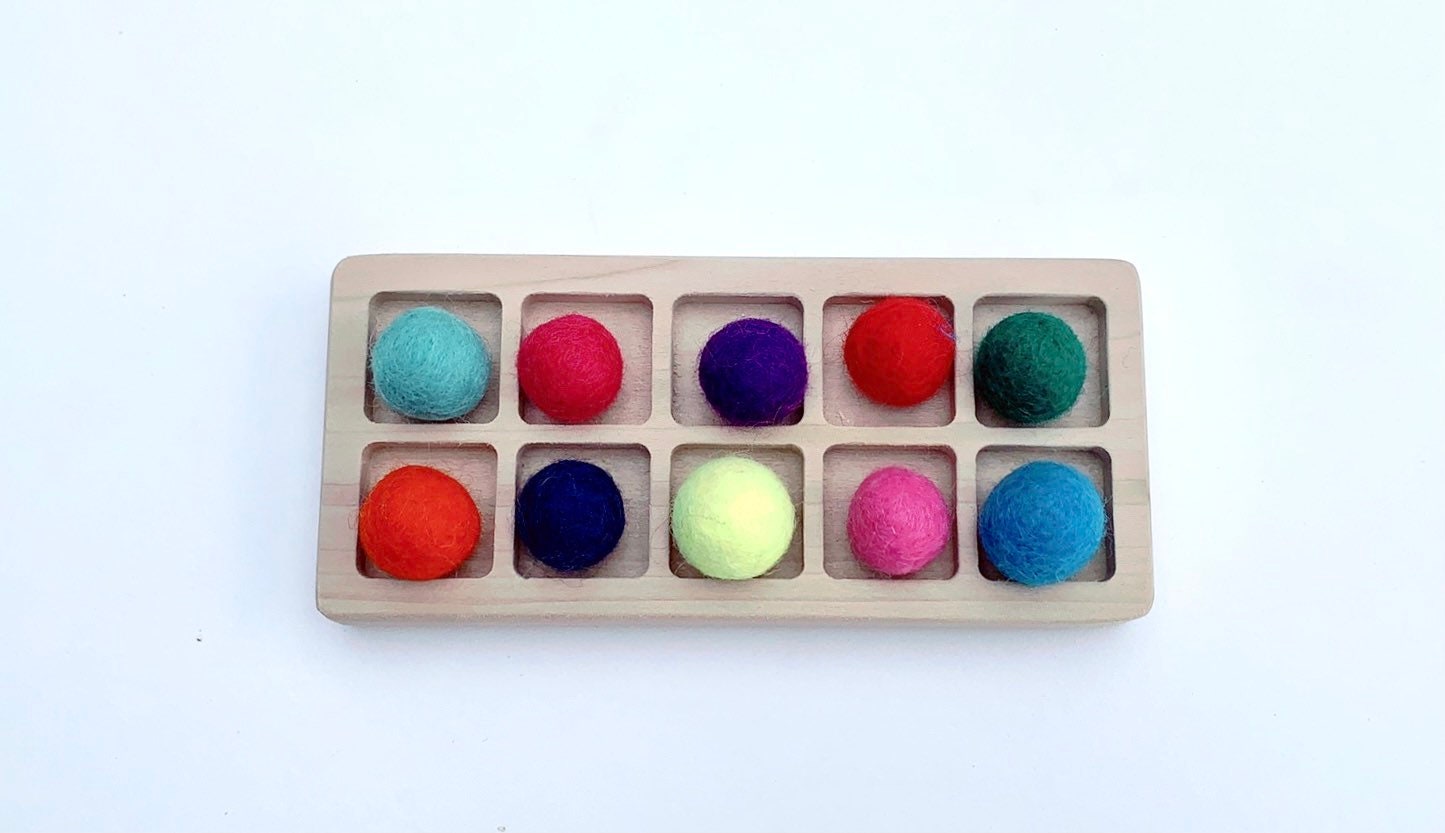 Ten Frame Math Board Wooden Ten Frame Wooden Board - Etsy