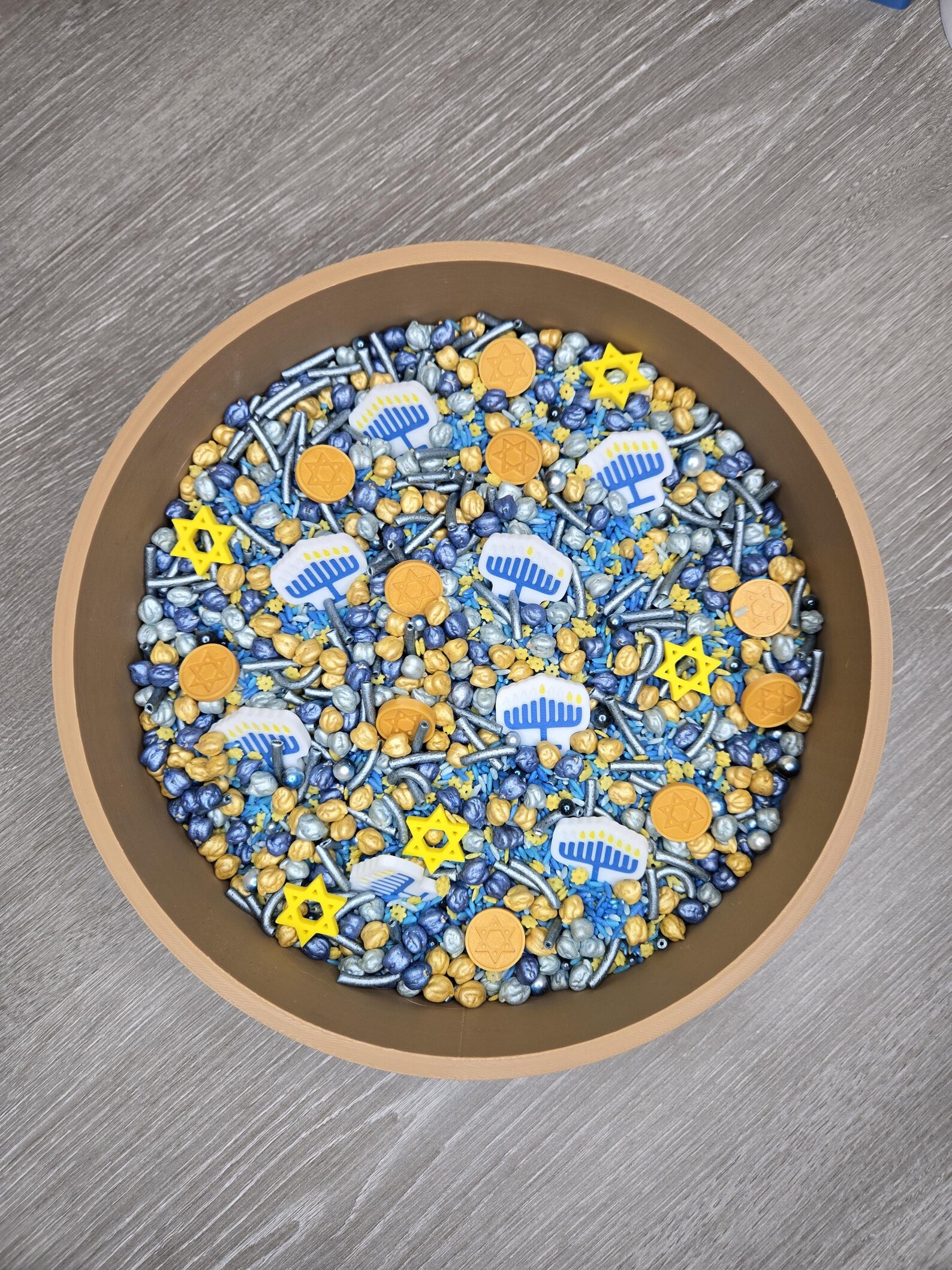 Hanukkah Sensory Fill With Premium Add Ins, Chaunakah Themed Sensory ...