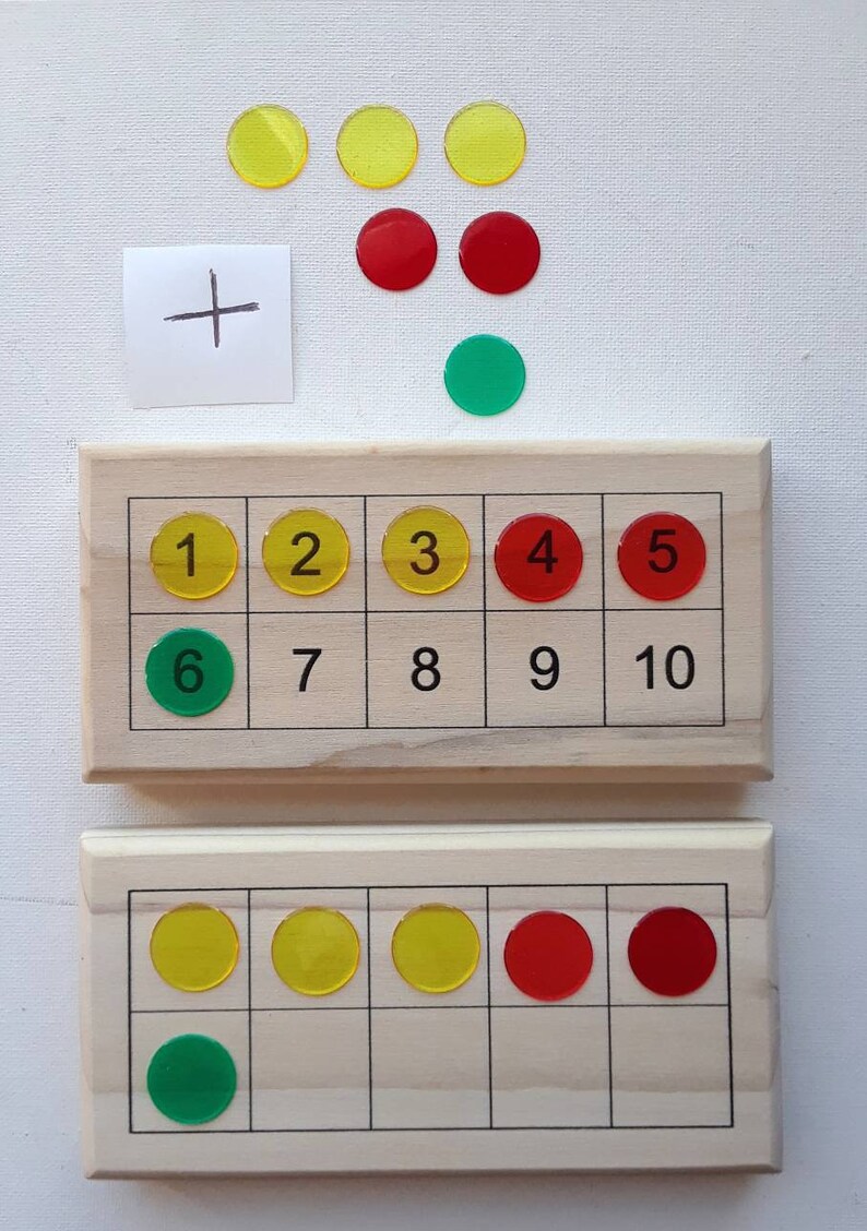 Counting Board Number Board Ten Frame Math Board 10 Board - Etsy