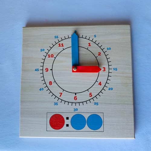 Analog to Digital Clock Learning Kit Montessori Clock - Etsy